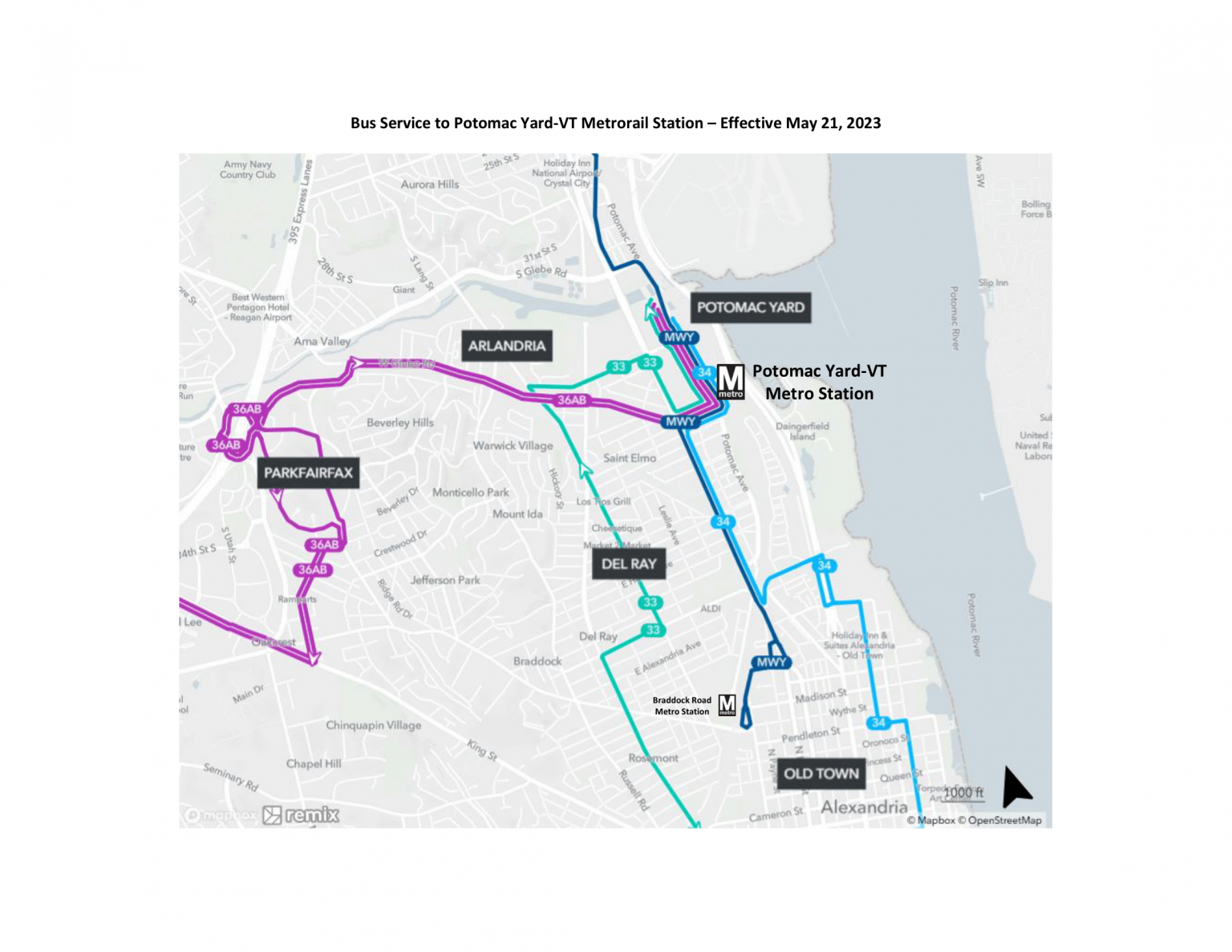 DASH to Connect to New Potomac Yard-VT Metrorail Station – Welcome to ...